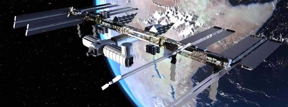 iss international space station and earth animation - YouTube