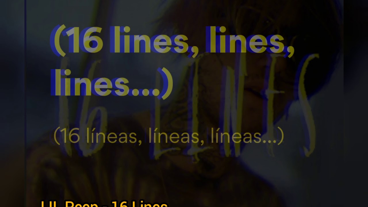 Lil Peep - 16 Lines (Sub español) - YouTube