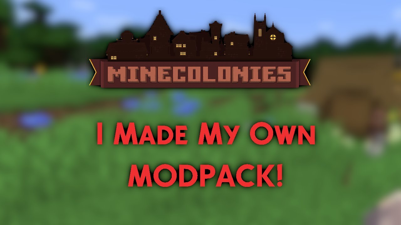 I'm Going To Build a COLONY in Minecraft! Minecolonies #1 - YouTube
