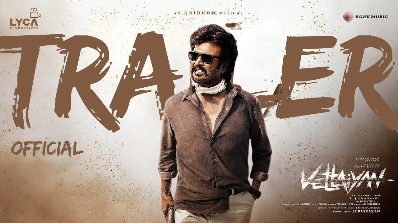 Vettaiyan - Trailer | Rajinikanth | Amitabh Bachchan | T.J. Gnanavel ...