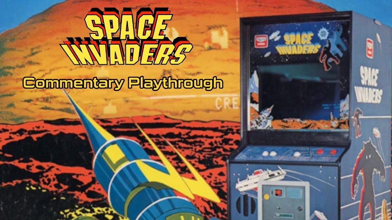 Arcade | Space Invaders Playthrough ( with commentary ) - YouTube