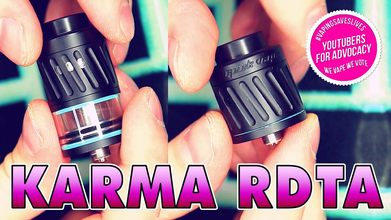 GeekVape Karma RDTA + RDA Combo Review - YouTube