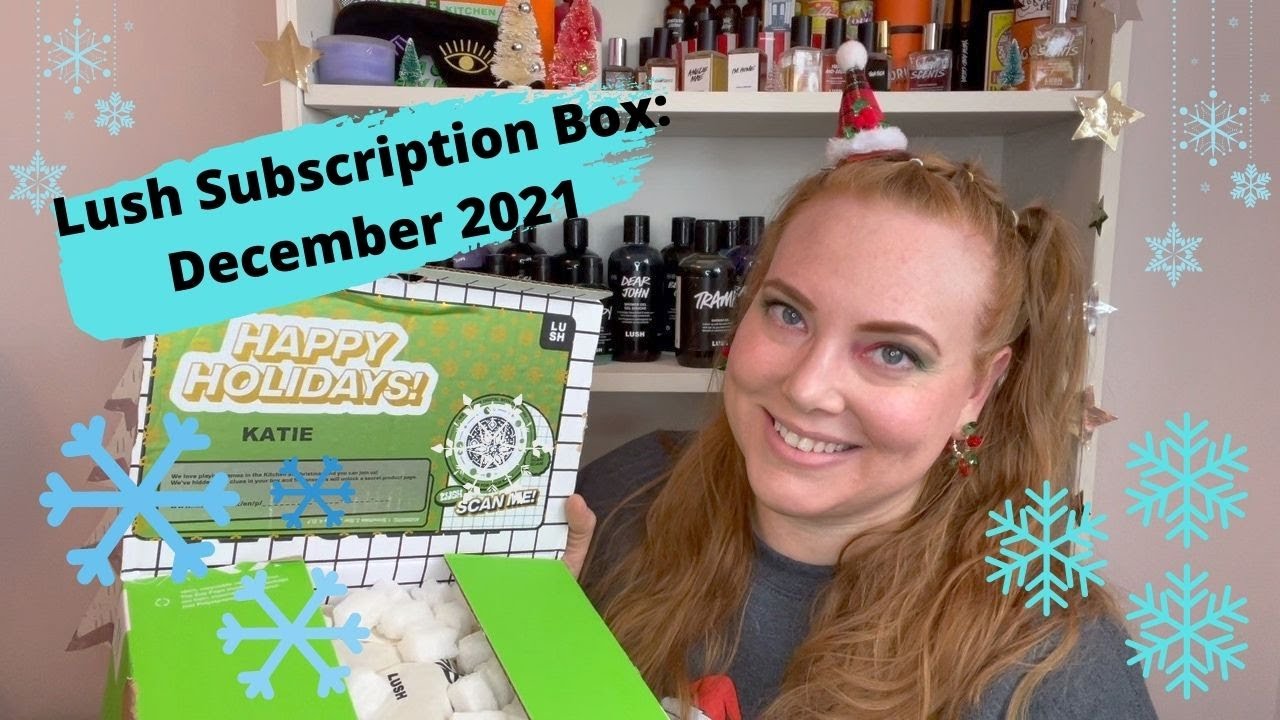 Lush UK Subscription Box | December 2021 - YouTube
