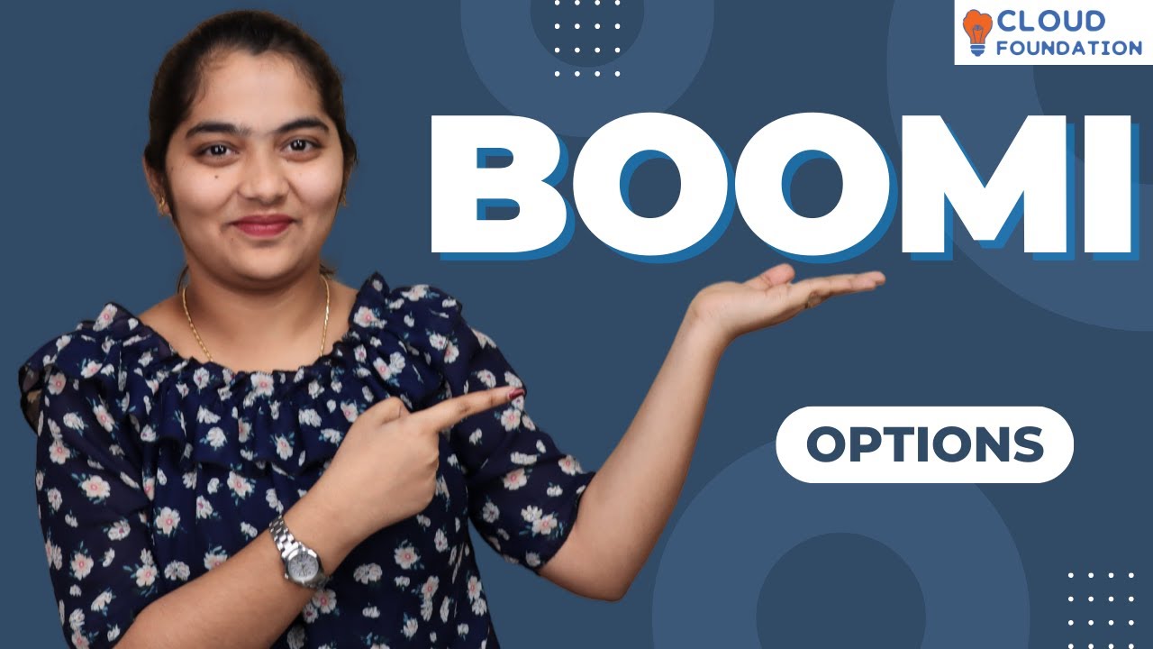 Boomi options | options in Boomi | Boomi online training | Boomi Course | CloudFoundation - YouTube