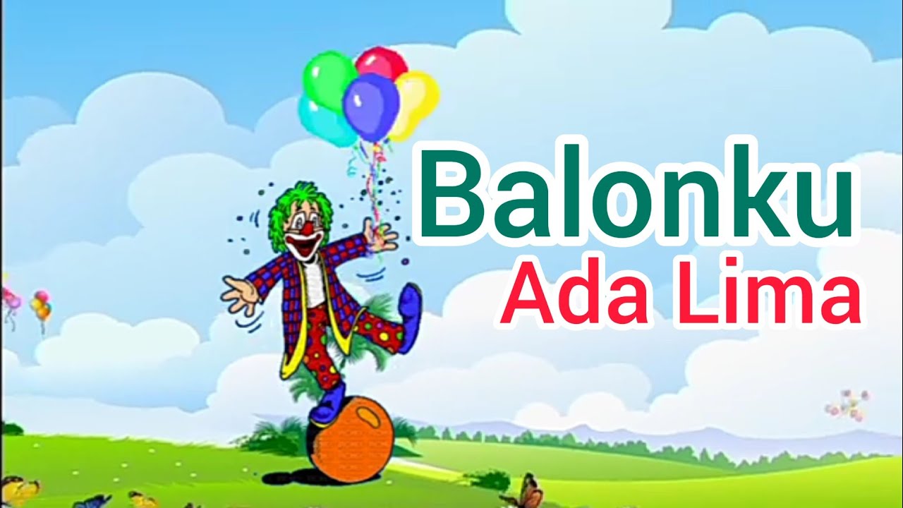 BALONKU ADA LIMA#laguanakanak - YouTube