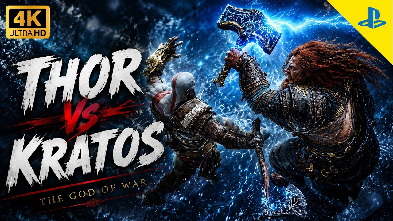 Thor vs Kratos – Clash of the Gods! ⚔️ | 4K ULTRA - YouTube