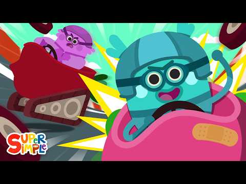 Racing Radishes | Race Car Veggie Adventure for Kids! 🏎️ | The Bumble Nums