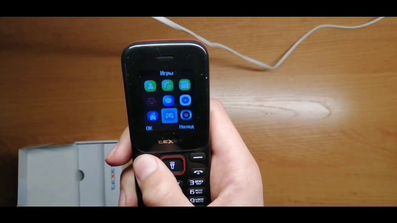 Обзор телефона texet (Tm-128) - YouTube