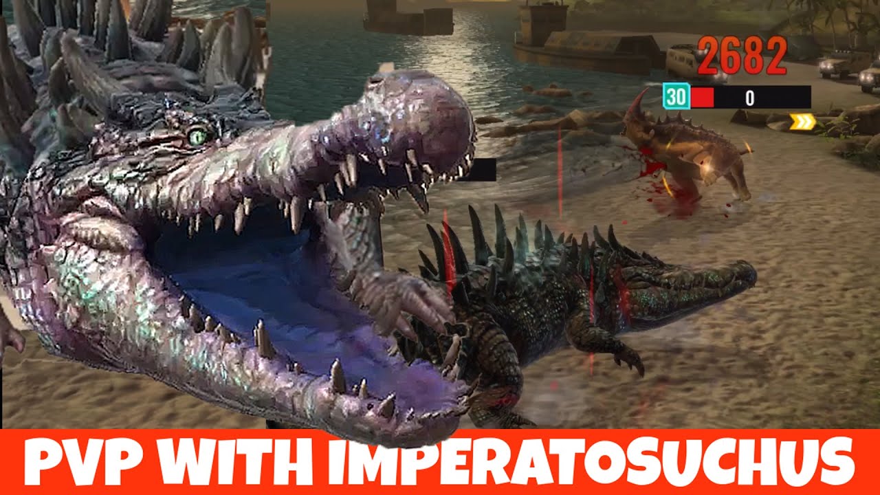 PVP WITH IMPERATOSUCHUS (Jurassic World Alive 2.15) - YouTube