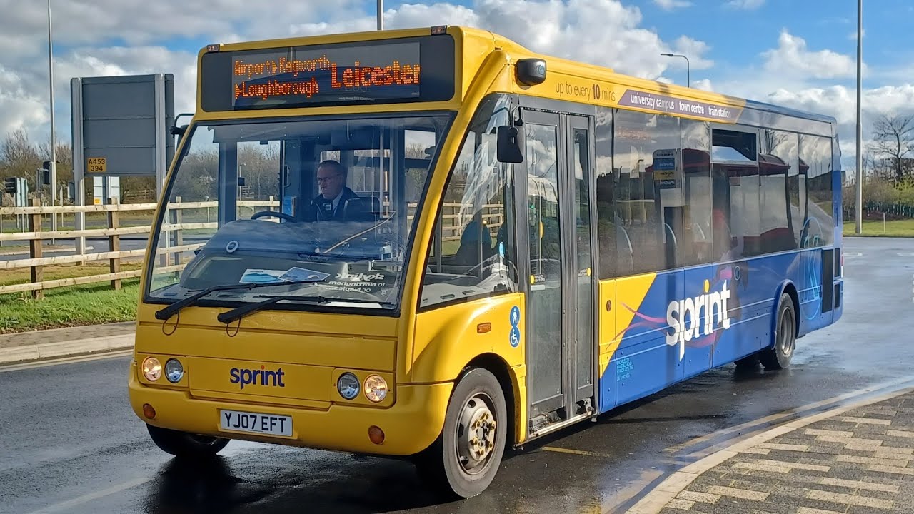 Buses At East Midlands Interchange Gateway - YouTube