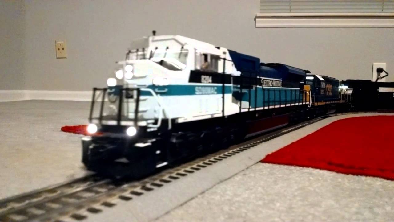 MTH Premier Lash Up SD90MAC-CSX-SD40-2-NS-SD50 - YouTube