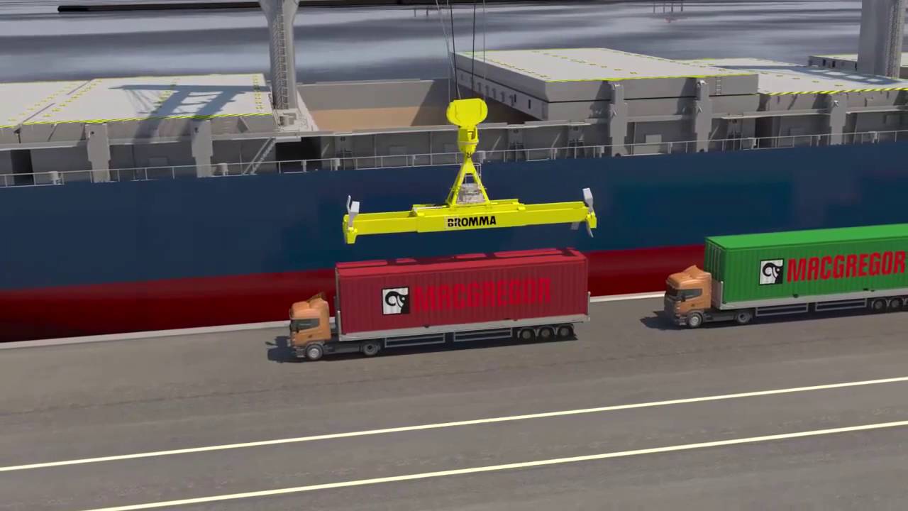 MacGregor - Container loading with ARC - YouTube