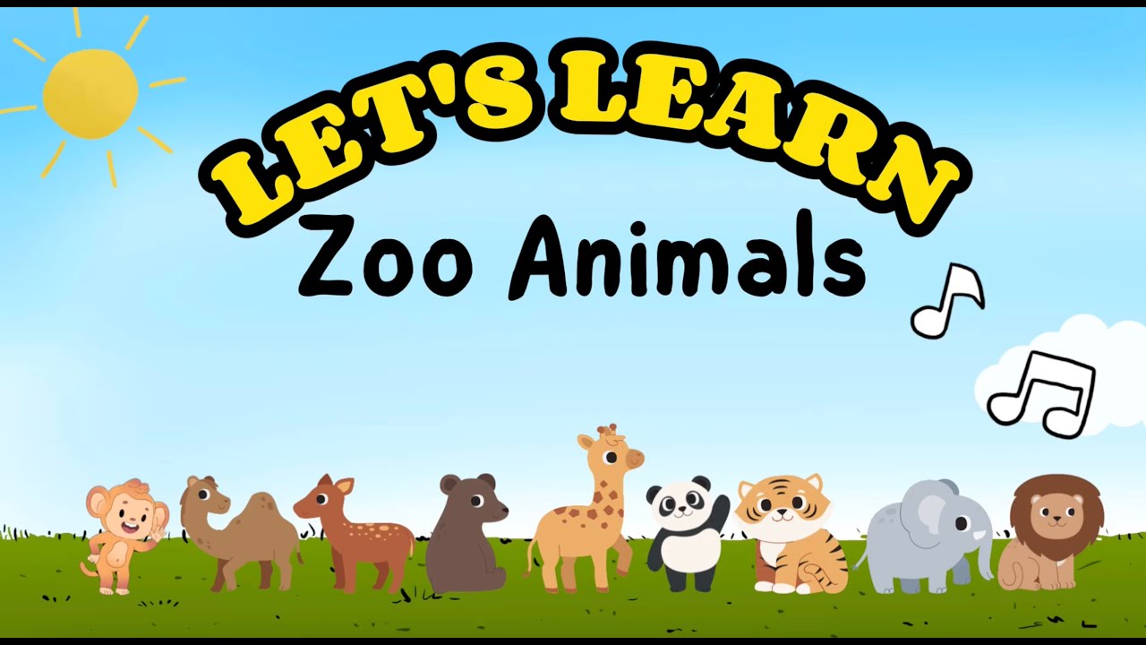 Zoo Animals for Kids Song - At the Zoo! Learn Zoo Animals - YouTube
