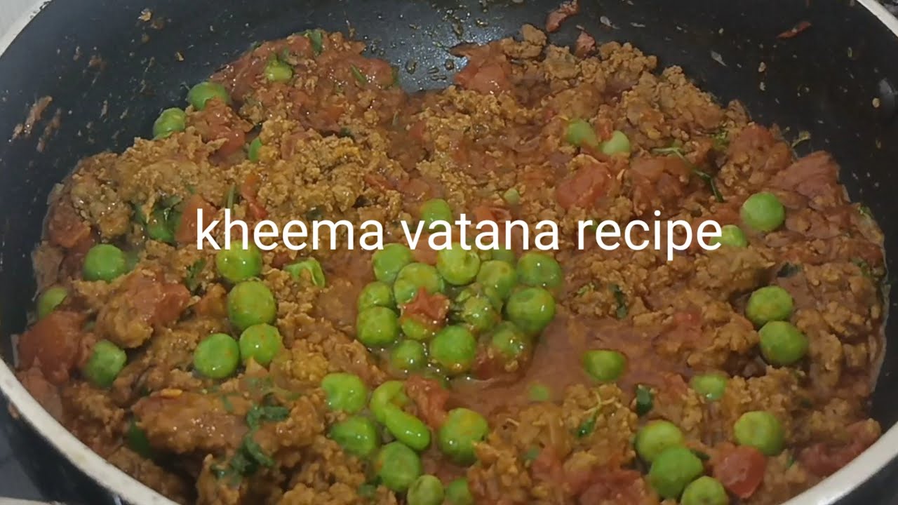 kheema vatana recipe - YouTube