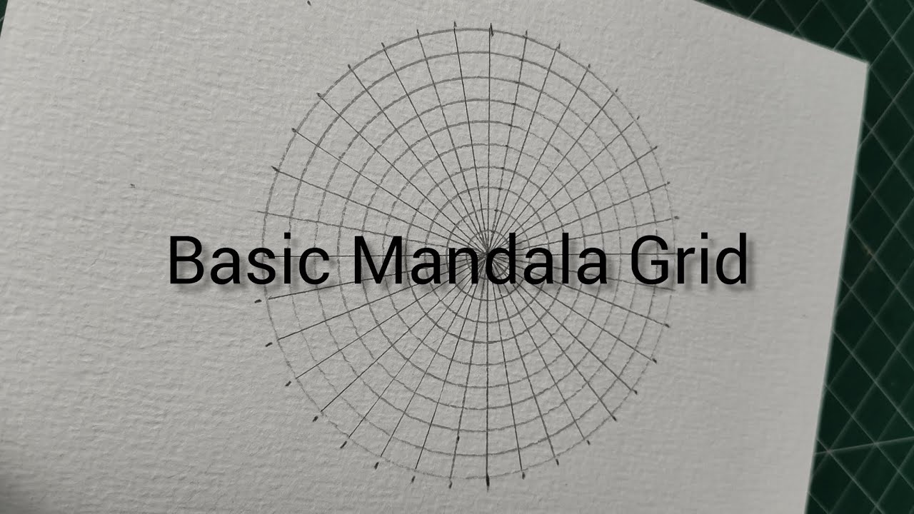 Basic Mandala Grid Tutorial (Beginner Friendly) - YouTube