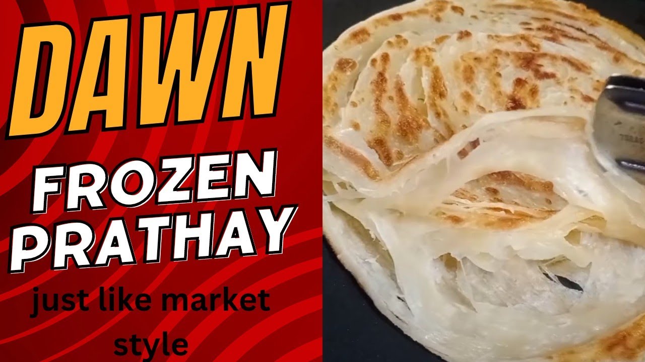 Dawn frozen lacha pratha at home in easy way - YouTube