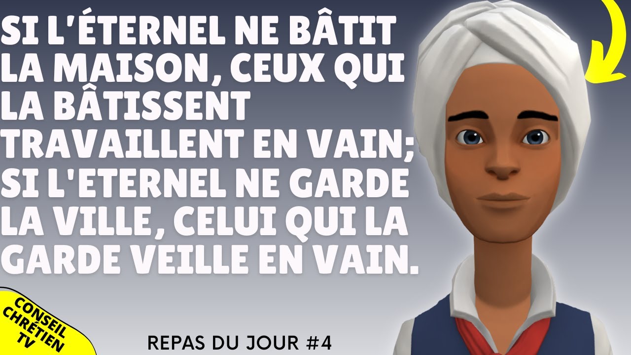 SI L'ETERNEL NE BÂTIT LA MAISON, CEUX QUI LA BÂTISSENT TRAVAILLENT EN ...