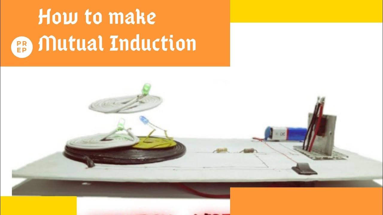 How to make Mutual Induction project / Wireless Electricity / 12th ...