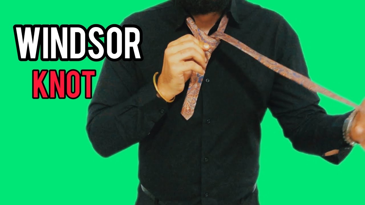 How to tie a tie : windsor knot (Double windsor knot & full windsor knot ) - YouTube