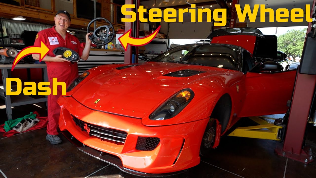 GUTTING the INTERIOR of a FERRARI 599 for the GATED SHIFTER ...