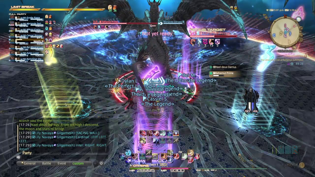 FINAL FANTASY XIV ucob 1% gold enrage - YouTube