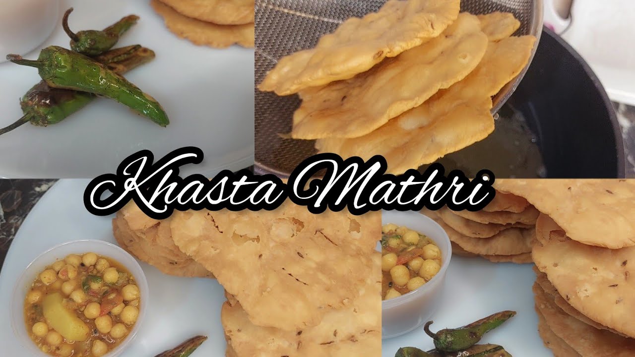 Khasta Mathri with Aloo Tarkari|#mathri #foodie #ramzanspecial - YouTube