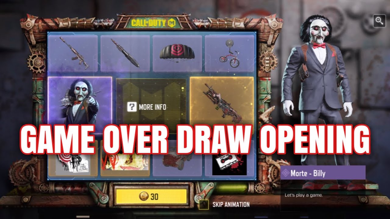 GAME OVER DRAW OPENING - CODM Season 9 - YouTube