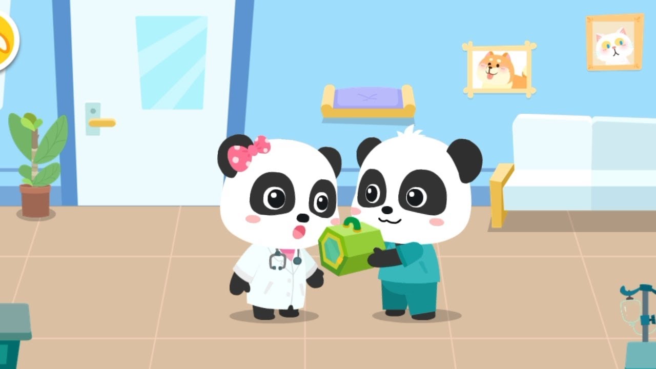 Cat and duck pet care | baby bus cartoon @babybus #babybus#cartoon# ...