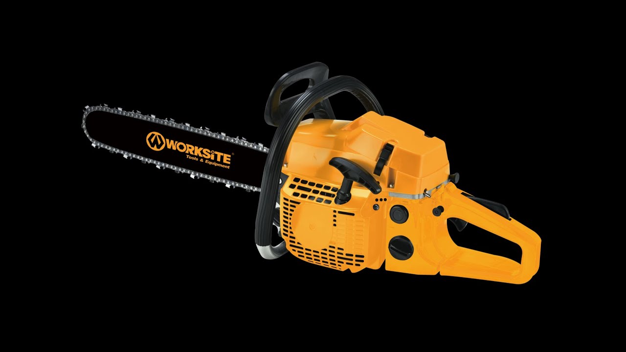 Worksite Chain Saw Gasoline 52CC, Stroke Bar Length 20 inch, Ideal for ...
