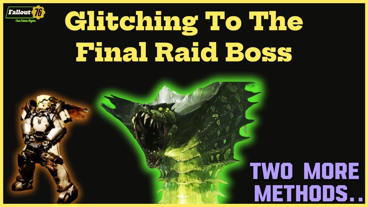Two Improved Glitch Method's On Going Straight To The Final Raid Boss ...