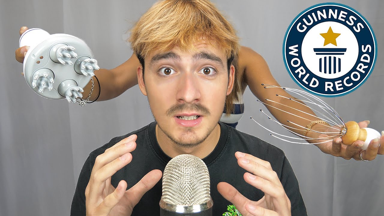 ASMR FASTEST HEAD MASSAGE - WORLD RECORD - YouTube