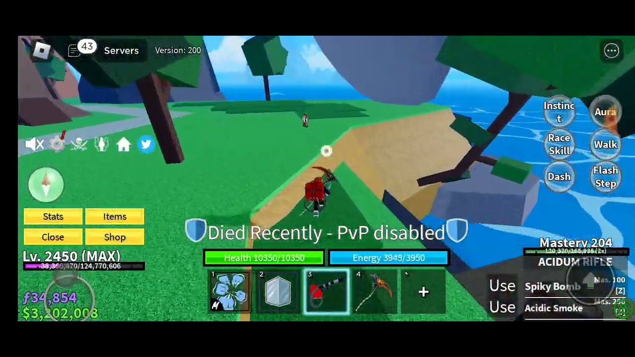 BloxFruit Awakened Ice Fruit Grinding Superhuman with Awakened Ice Ez ...