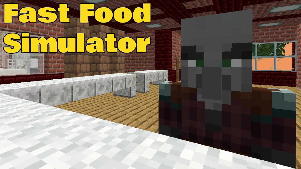 Minecraft Adventures | Fast Food Simulator!!! - YouTube