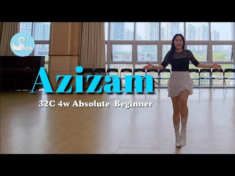 Azizam Line Dance /Absolute Beginner / April 2025 - YouTube