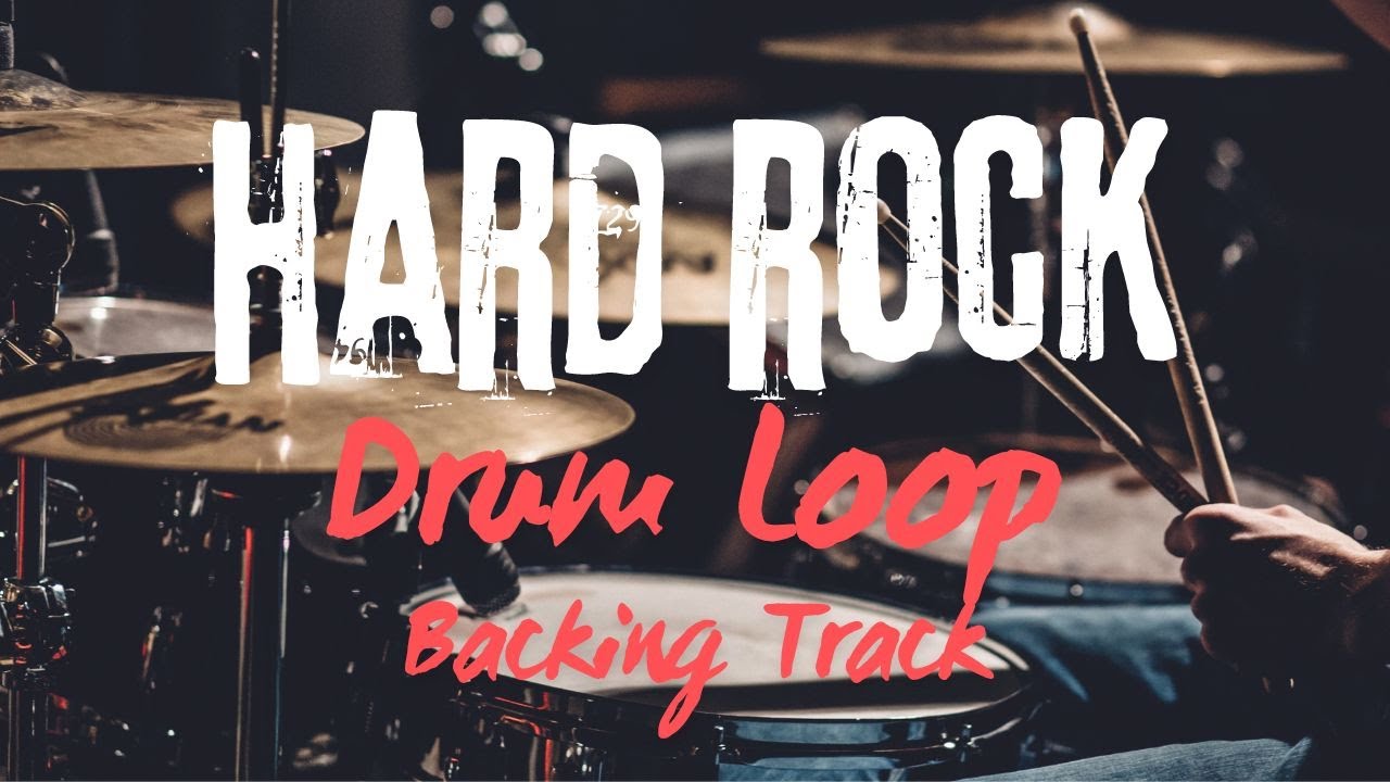 Hard Rock Drum Loop Backing Track 150 bpm - YouTube