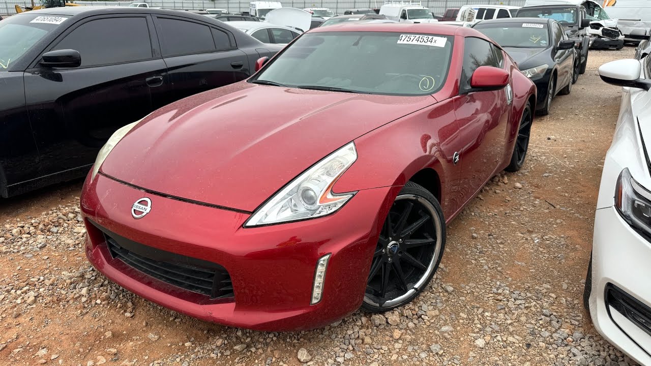 I Almost got Fooled into Buying this 2x Wrecked Nissan 370z!!! - YouTube