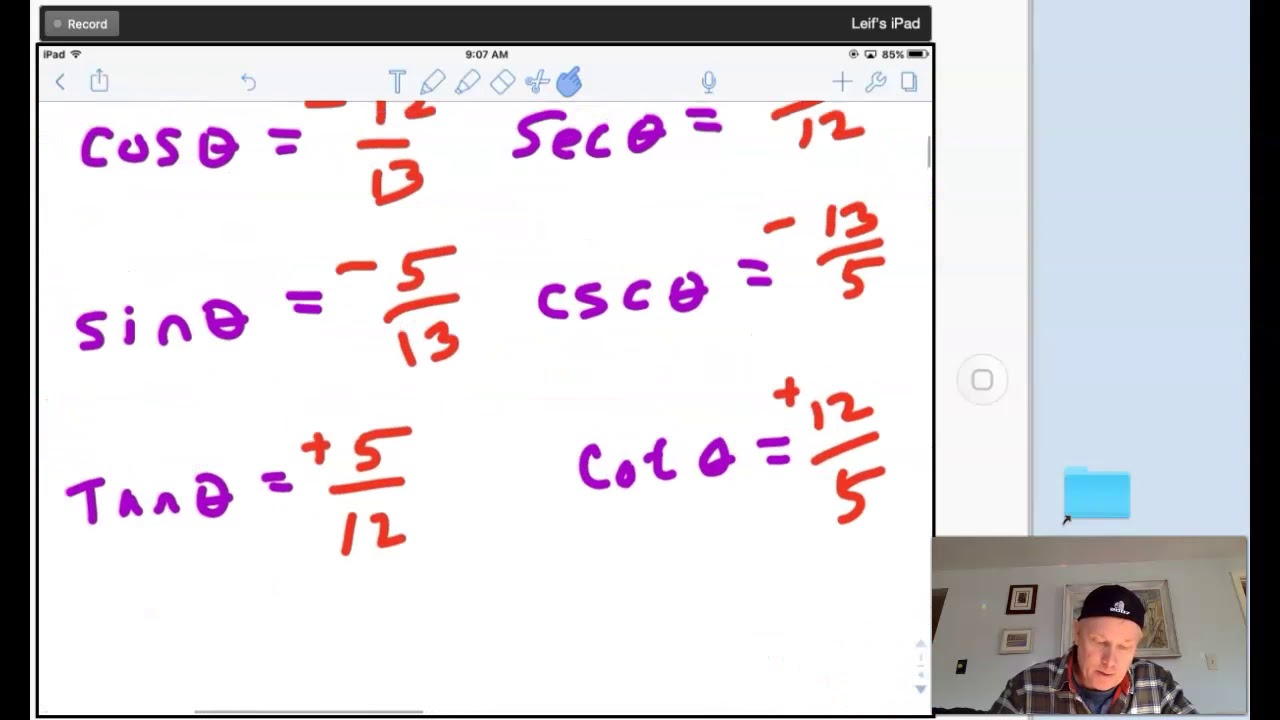 Pre-Calculus Signs of Trig Functions - YouTube