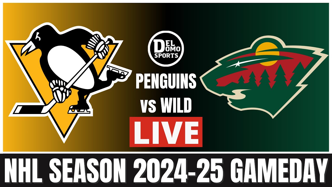 PITTSBURGH PENGUINS VS MINNESOTA WILD 🏒 NHL Game Score & Play-by-Play ...