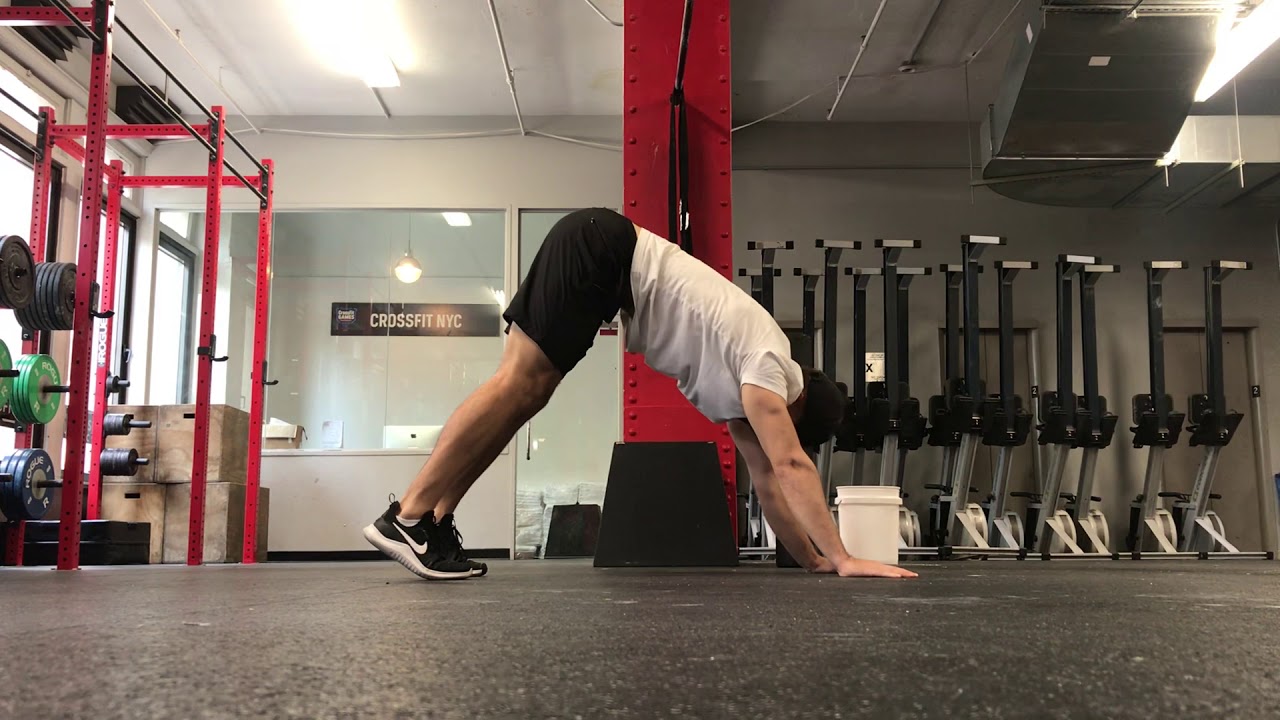 Downward Dog Scapular Push Ups - YouTube