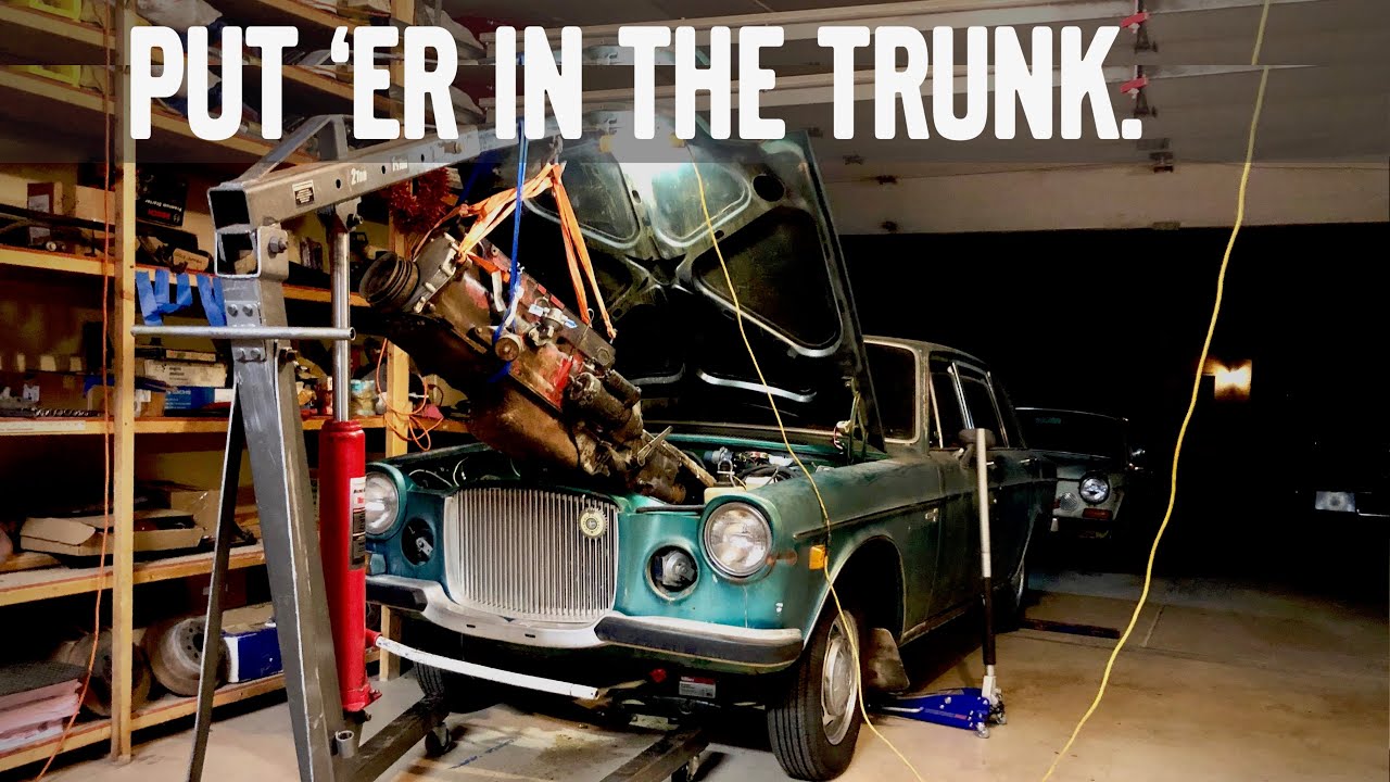 B30 Engine Removal 1969 Volvo 164 Rescue - Ep 16 - YouTube