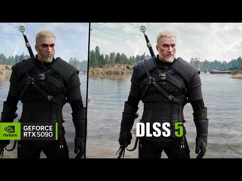 DLSS 5 vs Vanilla Comparison - Witcher 3 - 4K