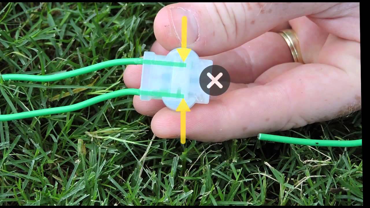Robomow - How to Splicing the perimeter wire Robomow 2016 - YouTube