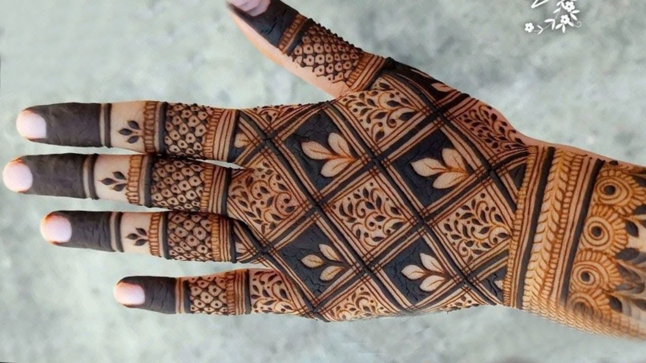Arabic Mehndi Design For Back Hand ll Easy Latest Arabic Mehndi Design ...