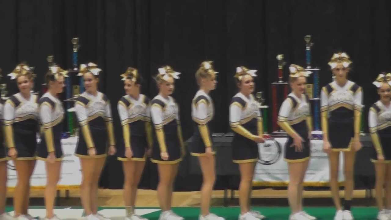 2011 Indiana State Cheerleading Finals 3A Tri-West Bruins Cheer - YouTube
