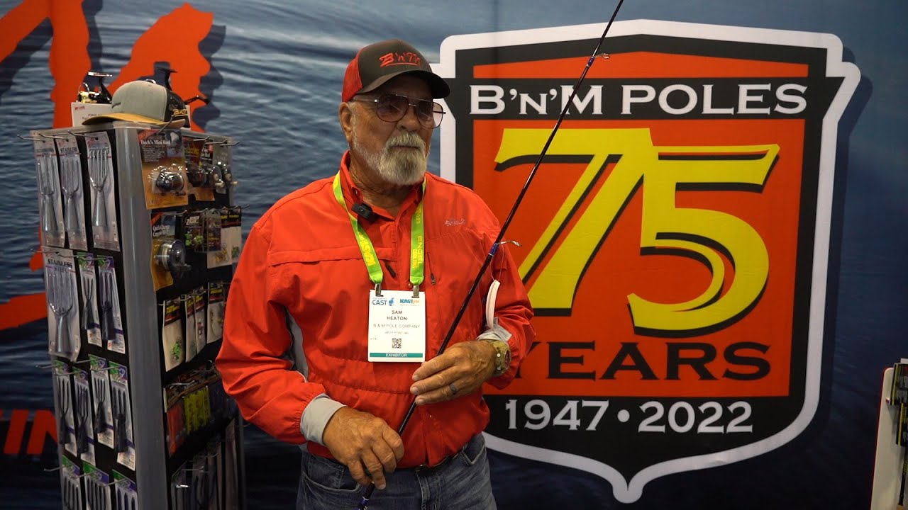 B'n'M Poles Sam's Super Sensitive rod featuring Sam Heaton at ICAST ...