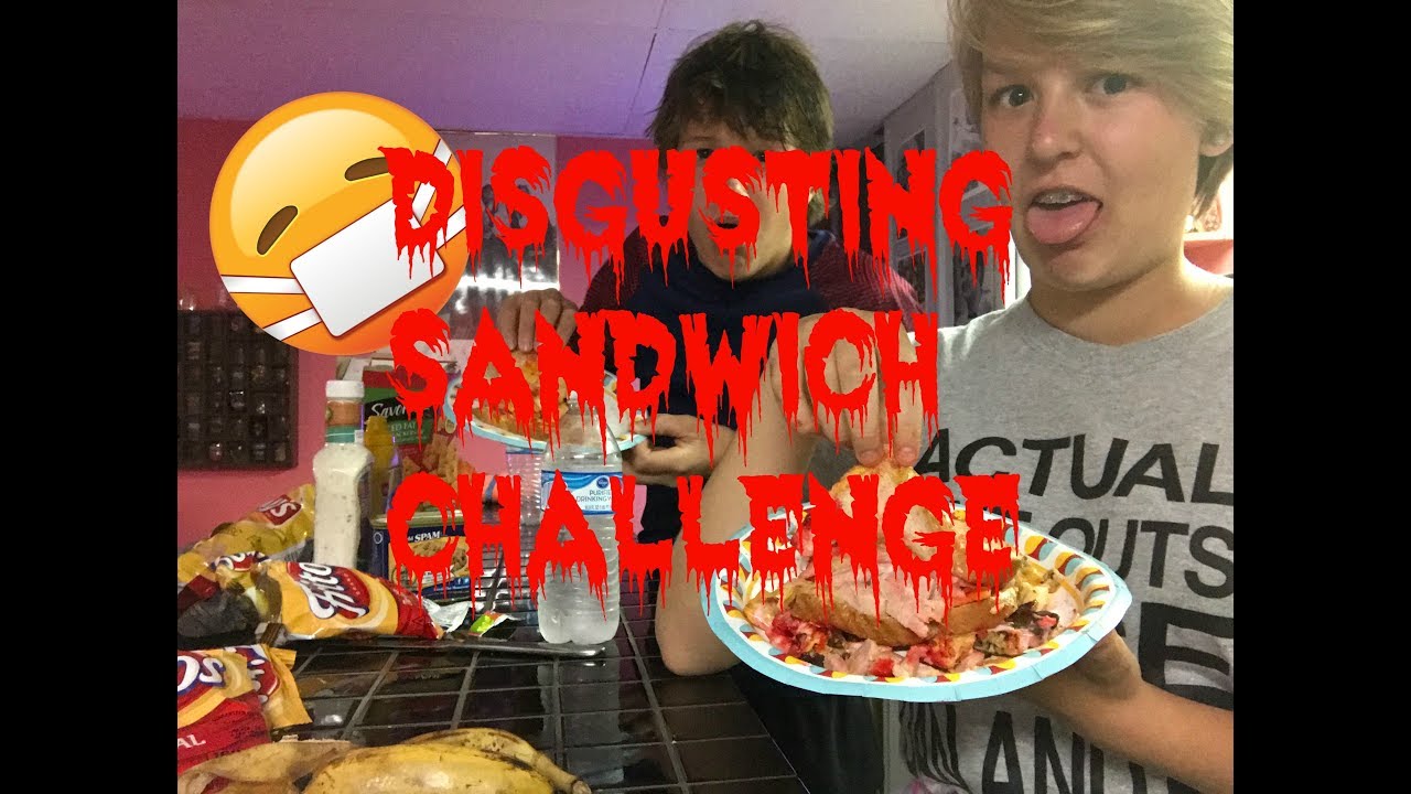Disgusting Sandwich Challenge! Ft. SegrenVlogs - YouTube