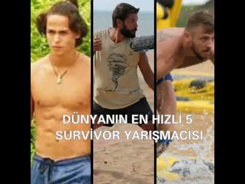 Dünyanın en hızlı 5 erkek survivor yarışmacısı