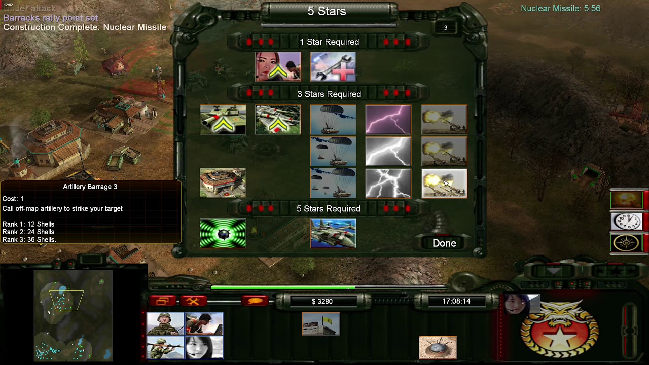 C&C Generals Contra 009 Tank general vs Assault general[Hard](6) - YouTube