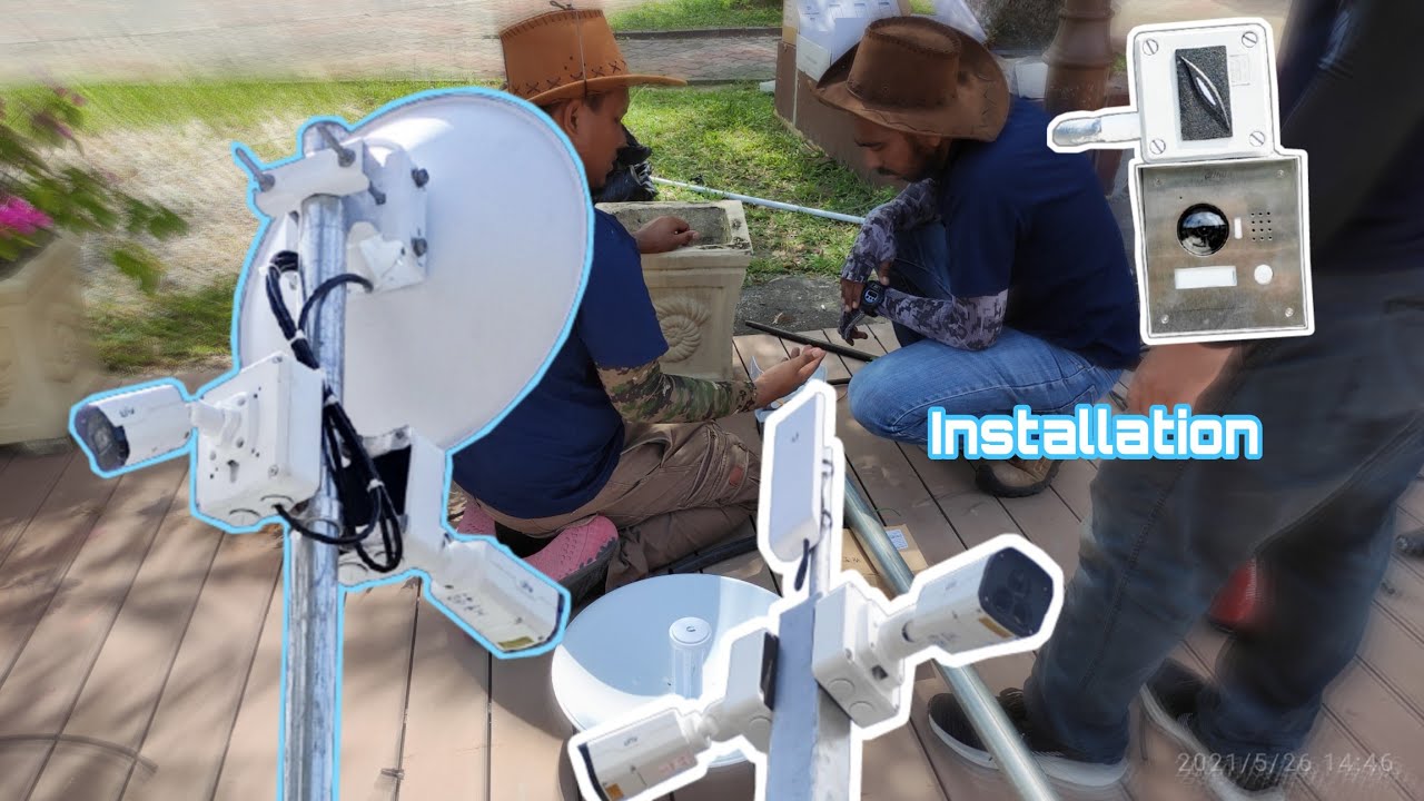 Installation Ubiquiti, Mikrotik, NVR, Camera, & Entrypass Door Access ...