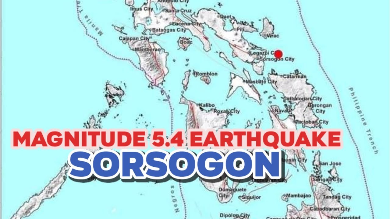 Lindol update! Magnitude 5.4 lindol naganap sa Prieto Diaz, Sorsogon ...